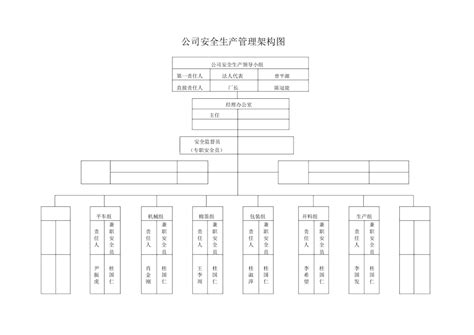 公司安全生产管理架构图