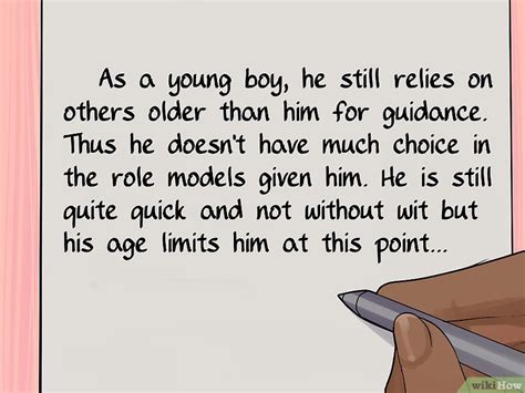 How To Write A Character Analysis