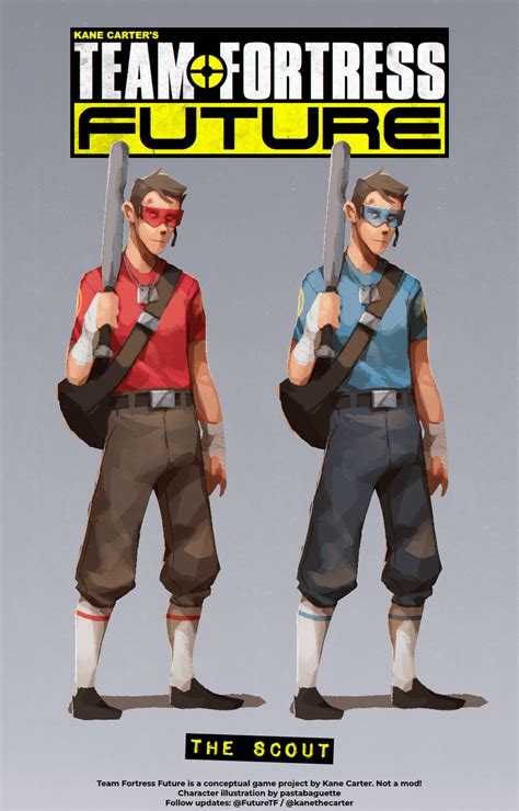 The Scout Team Fortress Future Redesign Giant Sequel Concept R Tf2
