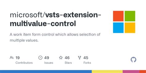 Github Microsoftvsts Extension Multivalue Control A Work Item Form