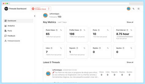 Threads Dashboard Métricas Para Analizar Tu Cuenta De Threads