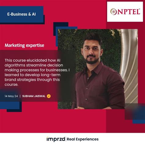 subham jaiswal on linkedin nptel