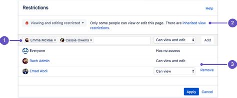 Page Restrictions Confluence Data Center 93 Atlassian Documentation