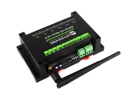 工业6通道esp32 S3 Wifi中继模块，支持wifi 蓝牙 Rs485控制，板载rs485 Pico Hat接口