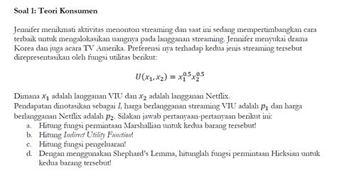 Solved Question Is In Bahasa Indonesia Kindly Answer In 30 Chegg Com