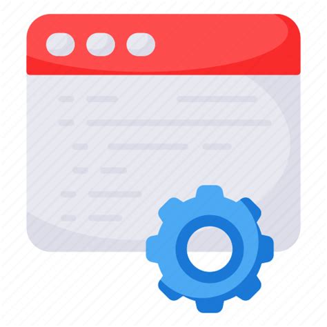 Web Development Website Web Design Setting Techonology Icon