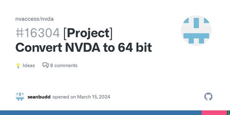Project Convert NVDA To 64 Bit Nvaccess Nvda Discussion 16304 GitHub