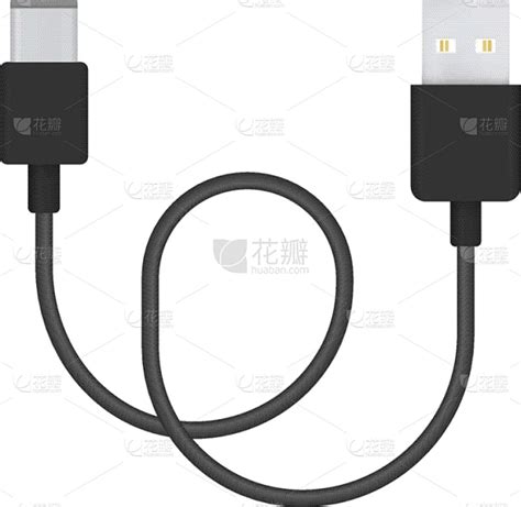电缆 巴士 白色 分离着色 数据 计算机 对称 全球通讯 技术 Usb线素材 花瓣网