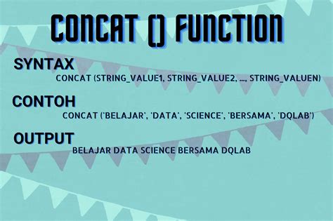 Menggabungkan String Dengan Concat Pada Sql Pemula Wajib Ta