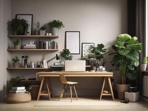 Premium Photo Neat And Tidy Workspace With Laptop