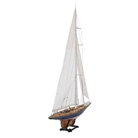 Americas Cup Endeavour J Class Wooden Model Kit With Tools