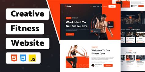 how to build a gym website using html css javascript r devto