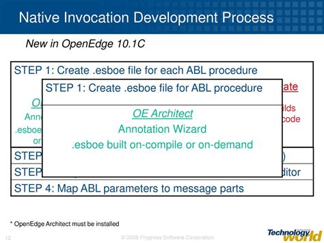 c6 introducing native invocation with the openedge® adapter for sonic™ esb chris james senior