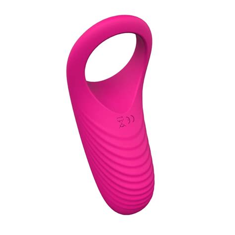 Anel Peniano Com Vibrador Recarregável Himan S Hande Pink