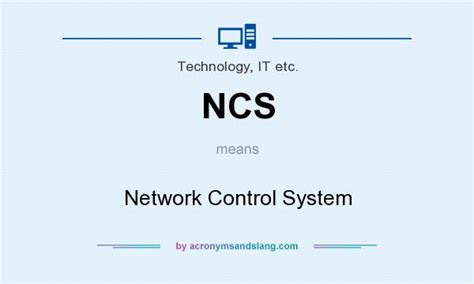 Ncs Network Control System In Technology It Etc By