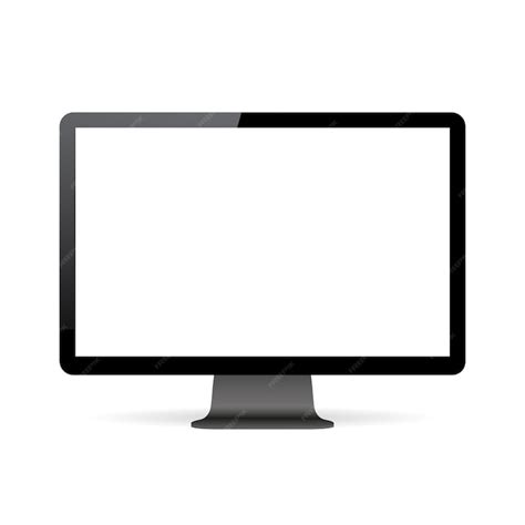 Premium Vector Realistic Computer Or Monitor Mockup