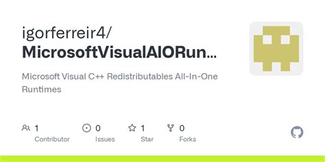 Github Igorferreir4microsoftvisualaioruntimes Microsoft Visual C Redistributables All In