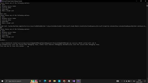 Project Menu Driven Net Console App Using Ms Graph · Issue 74 · Microsofthack Together · Github
