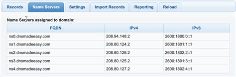 View Assigned Name Servers