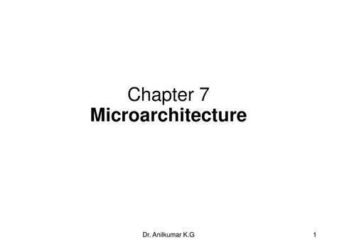 Chapter 7 Microarchitecture Ppt Download