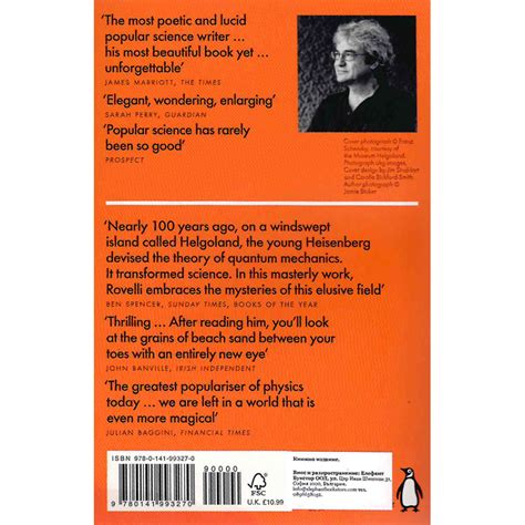 Carlo Rovelli | Helgoland: The Strange and Beautiful Story of Quantum ...
