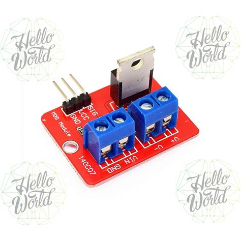 Módulo Mosfet Irf520 Hello World