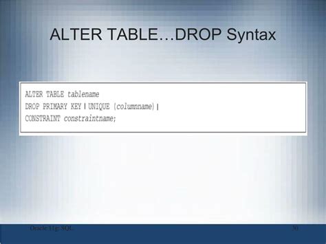 Ppt Oracle 11g Sql Powerpoint Presentation Free Download Id4156990