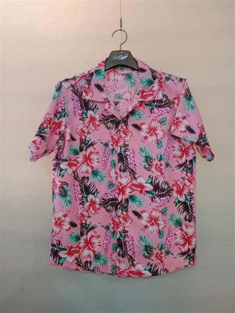 핑크 하와이안 셔츠 헬로마켓