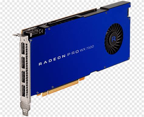 그래픽 카드 및 비디오 어댑터 Amd Radeon Pro Wx 7100 Advanced Micro Devices 고급 마이크로 장치 Amd 아이피 니티 Png Pngegg