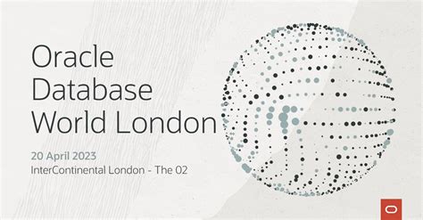 Join Oracle Database World London For Expert Led Talks Hands On Labs And Simon Carmichael