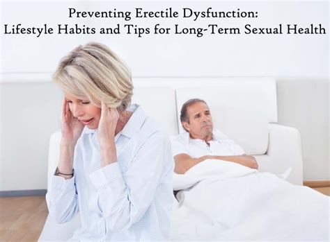How To Prevent Erectile Dysfunction With Lifestyle Changes