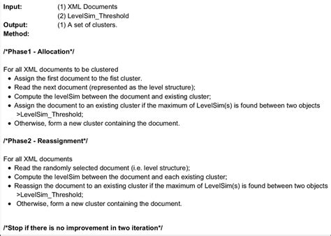 Xcls Clustering Algorithm Download Scientific Diagram