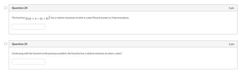Solved Question 5 1 Pts Compute The Derivative Of F X Ed Chegg Com