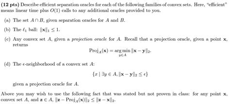 Solved 12 Pts Describe Efficient Separation Or Solutioninn