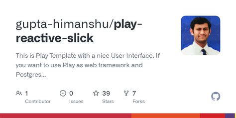 github gupta himanshu play reactive slick this is play template with