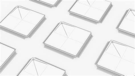 TQFP 128 Chip Model TurboSquid 2100809