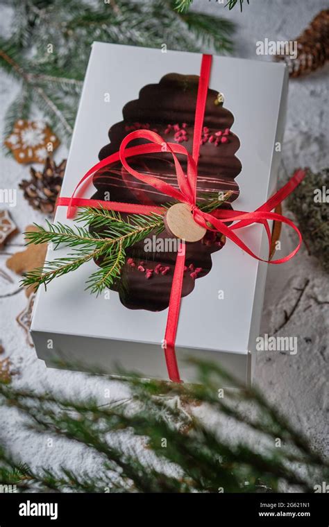 Classic French Eclair With Custard In Chocolate Glaze Dessert Is Decorated With Freeze Dried