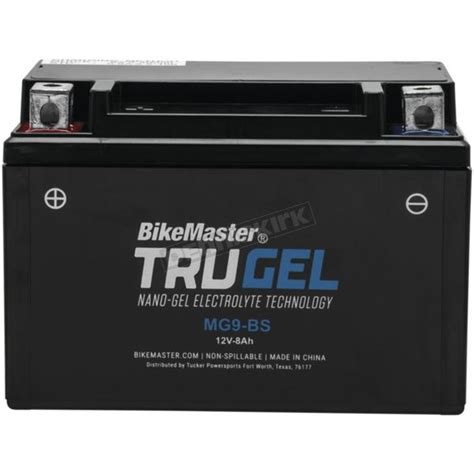 Bikemaster Trugel 12 Volt Battery Mg9 Bs Dennis Kirk