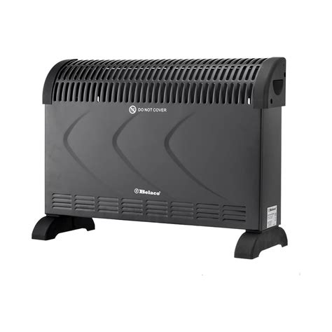Belaco 2000W Electric Convector Heater BLACK Belaco