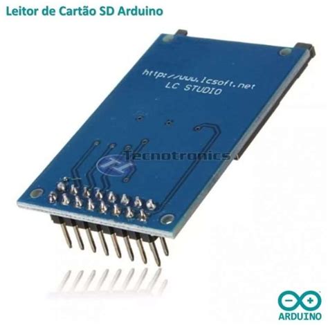 Módulo Cartão Leitor Sd Para Arduino Automação Robótica Tecnotronics