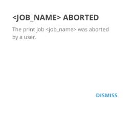 Figure Modular Abort Print Job