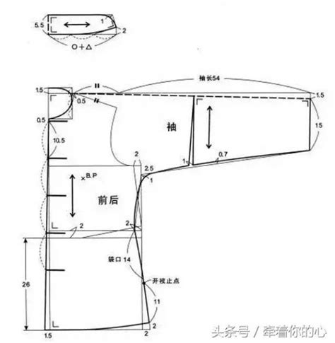 中式长衫的裁剪图 一片式中式服装裁剪图 长衫裁剪图 大山谷图库