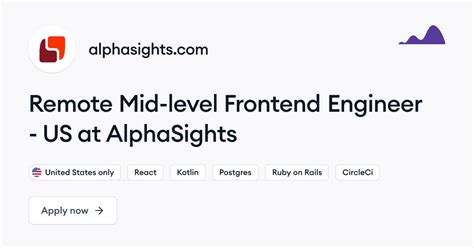 Himalayas On Linkedin Remote Mid Level Frontend Engineer Us Job At Alphasights