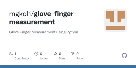 github mgkoh glove finger measurement glove finger measurement using python