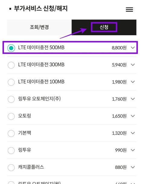 Kt M모바일 데이터 충전 방법 가격 Ft 앱 Pc 인포팁스