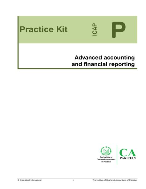 Icap Aafr Cfap Practice Kit