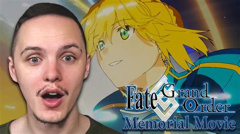 So Beautiful Fate Grand Order Memorial Movie Reaction Youtube