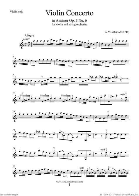 Vivaldi Concerto Pdf Free Sheet Music