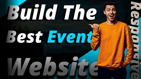 Build The Best Responsive Event Website In 2023 Using Html Css Js Youtube