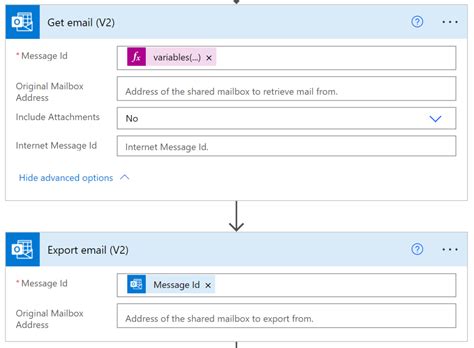 power automate copy emails to spo console log charles
